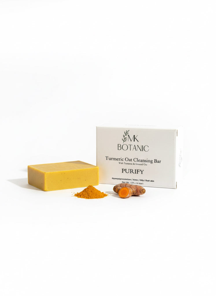 Turmeric Oat Cleansing Bar – MK BOTANIC